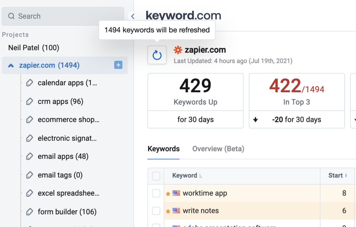 Keyword Rank Tracker & Serp Checker - Accurate Position Tracking