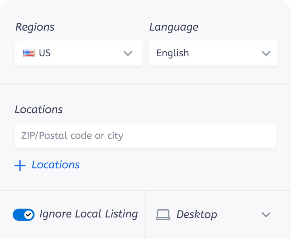 Local Keyword Rank Tracker - Geolocation Rank Monitor
